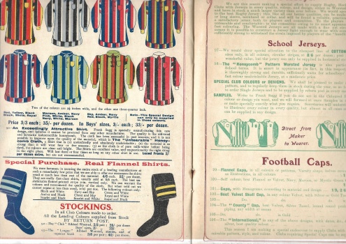 1904 Frank Sugg Catalogue Pages - Football Shirt Culture - Latest ...
