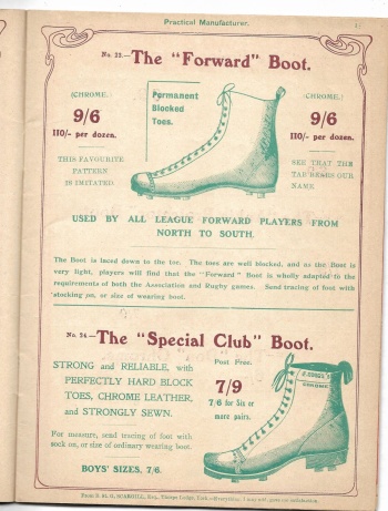 1904 Frank Sugg Catalogue Pages - Football Shirt Culture - Latest ...