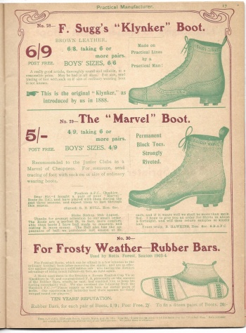 1904 Frank Sugg Catalogue Pages - Football Shirt Culture - Latest ...