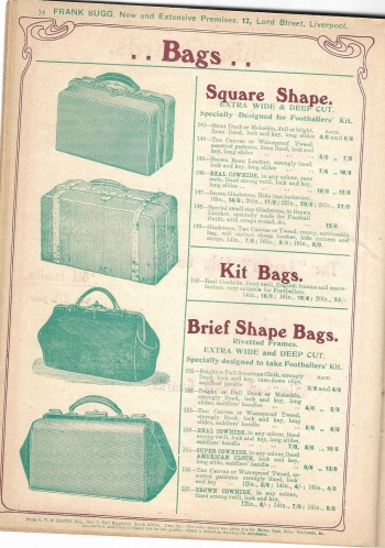 1904 Frank Sugg Catalogue Pages - Football Shirt Culture - Latest ...