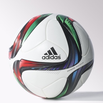 Adidas CONEXT15 Official Match Ball - White / Night Flash / Flash Green ...