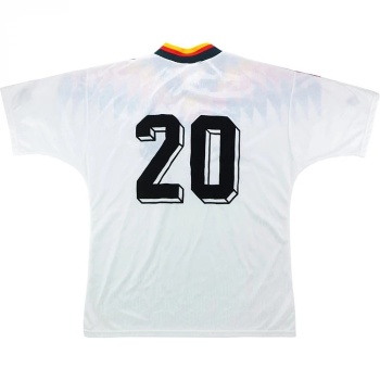 Adidas 1995 Germany Match Issue Home Shirt - Football Shirt Culture ...