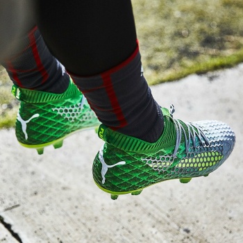 Puma Future NEXT 18.1 Netfit hyFG - Green Gecko / Puma White / Grey ...