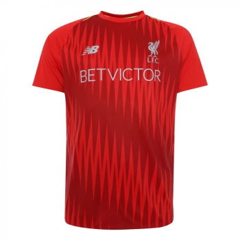Liverpool 18/19 New Balance Training Match Jersey - Red - Football ...