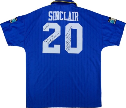 Umbro 1997 Chelsea Match Worn FA Cup Final Home Shirt - Football Shirt ...