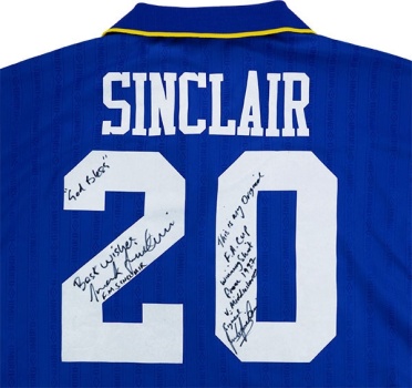 Umbro 1997 Chelsea Match Worn FA Cup Final Home Shirt - Football Shirt ...