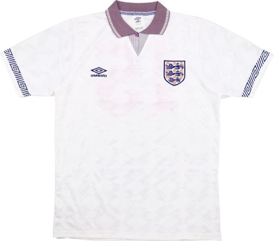 Umbro 1992 England Match Issue Home Shirt - Football Shirt Culture ...