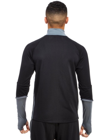 Adidas Olympique Lyon Training Top - Black / Vista Grey - Football ...