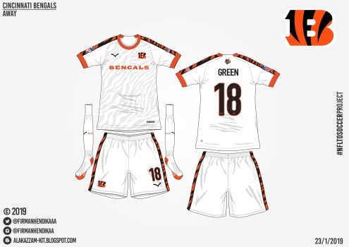 Cincinnati Bengals "NFL to Soccer" Football Kit Concept - Football ...