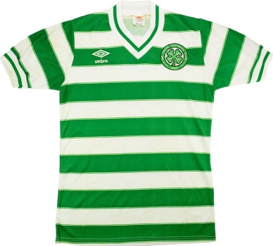 Umbro 1984 Celtic Match Worn Lou Macari Testimonial Home Shirt ...