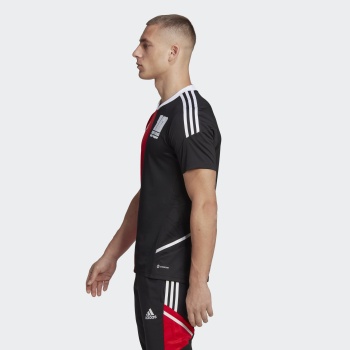 Adidas Messi Jersey - Black / Vivid Red