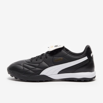Puma King Top TT - Puma Black / Puma White / Puma Gold - Football Shirt ...