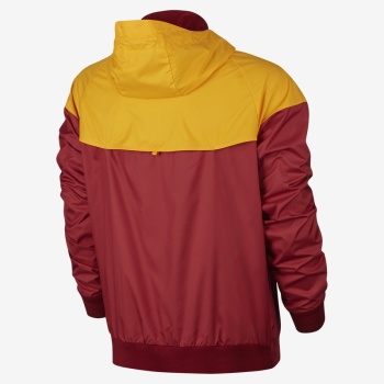 Nike AS Roma Authentic Windrunner - Team Crimson / University Gold ...