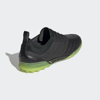 Adidas Copa 19.1 TF Shoes - Core Black / Core Black / Solar Yellow ...