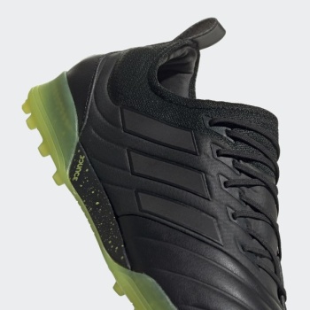 Adidas Copa 19.1 TF Shoes - Core Black / Core Black / Solar Yellow ...