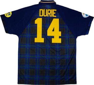 Umbro 1996 Scotland Match Worn European Championships Home Shirt ...