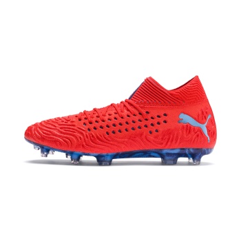 Puma Future 19.1 Evoknit FG/AG Power Up - Red Blast / Bleu Azur ...