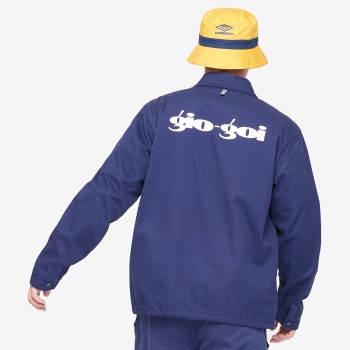 Umbro x Gio-Goi Drill Coach Jacket - Patriot Blue - Football Shirt ...