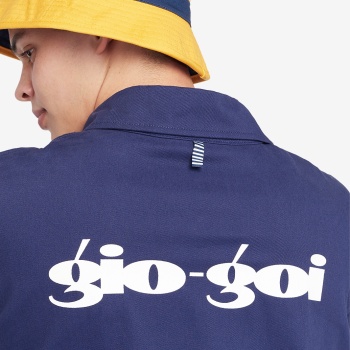 Umbro x Gio-Goi Drill Coach Jacket - Patriot Blue - Football Shirt ...