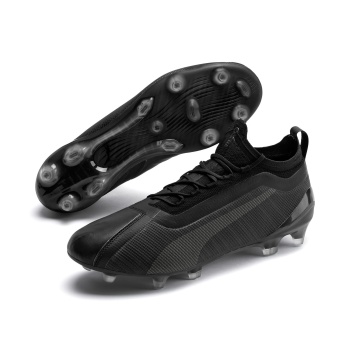 Puma One 5.1 FG/AG - Black / Black / Puma Aged Silver - Football Shirt ...