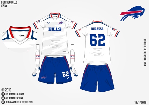 Buffalo Bills "NFL to Soccer" Football Kit Concept - Football Shirt ...