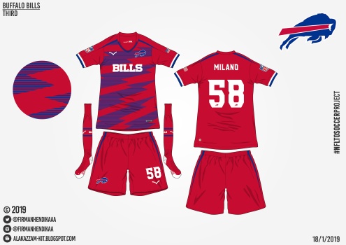 Buffalo Bills "NFL to Soccer" Football Kit Concept - Football Shirt ...