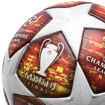 Adidas Champions League 2019 Final Match Ball - White / Action Red