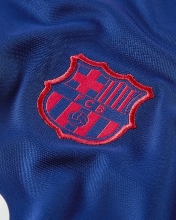 Barcelona Strike Football Top - Deep Royal Blue / Oracle Aqua / Light ...