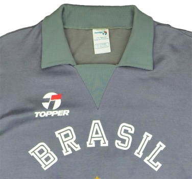 Topper 1986 Brazil Match Issue GK Shirt - Football Shirt Culture ...