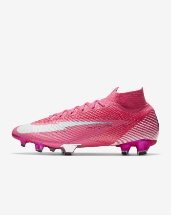 Nike Mercurial Superfly 7 Elite Mbappé Rosa FG - Pink Blast / Black ...