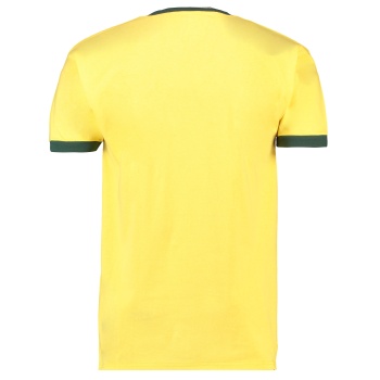 Score Draw Brazil 1970 World Cup Final Home Retro Shirt