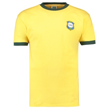 Score Draw Brazil 1970 World Cup Final Home Retro Shirt - Football ...