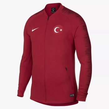 Nike Turkey Anthem Football Jacket - University Red / Tough Red / White ...