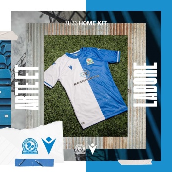 Blackburn Rovers 2021-22 Macron Home Kit - Football Shirt Culture ...