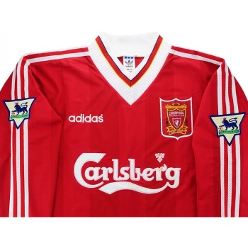 Adidas 1995-96 Liverpool Match Issue Home Shirt - Football Shirt ...