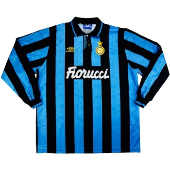 Umbro 1993-94 Inter Milan Match Issue UEFA Cup Home Shirt - Football ...
