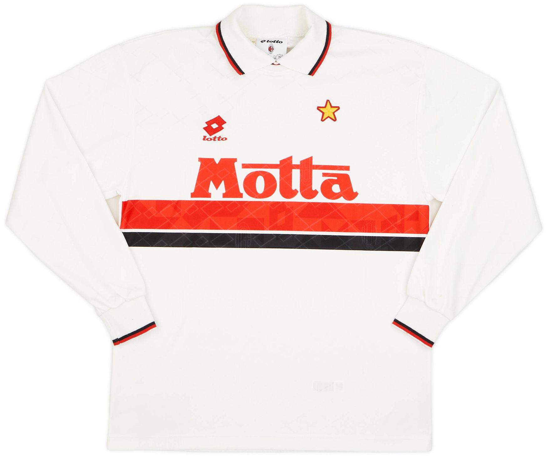 AC Milan 1993-94 Away Shirt · Lotto Design Worn During The Serie A and ...