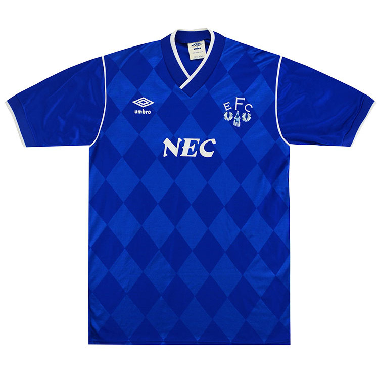 Everton 1986-89 Home Shirt - Football Shirt Culture - Latest Football ...