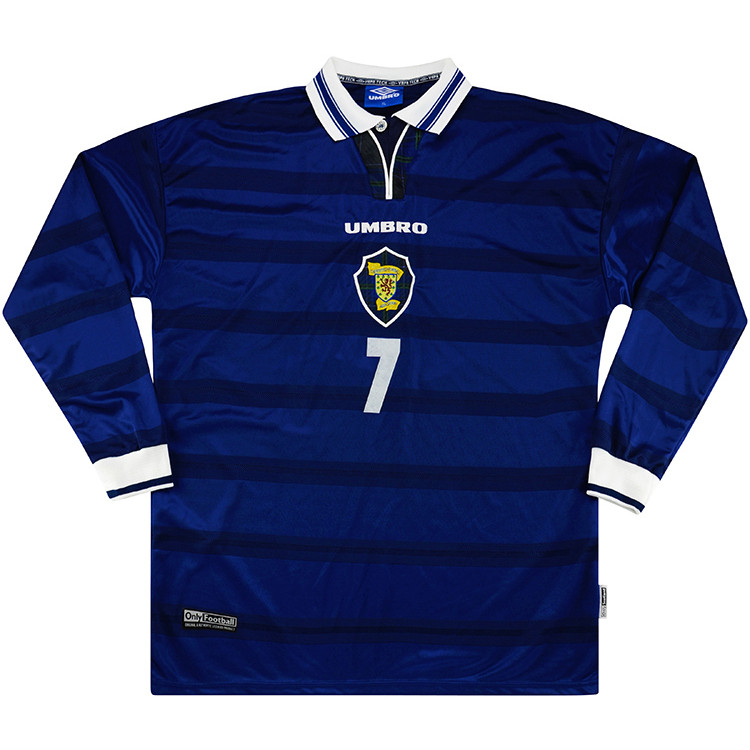 Scotland 2000 Match Worn Home Shirt - Football Shirt Culture - Latest ...