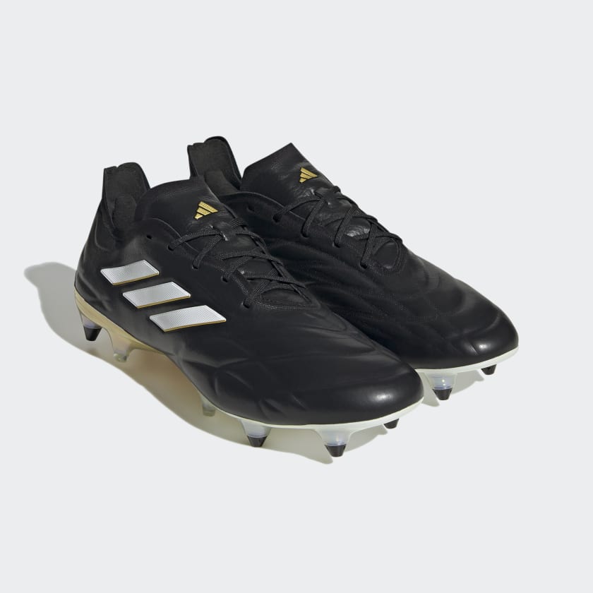 Adidas Copa Pure+ SG - Core Black / Cloud White / Gold Metallic ...
