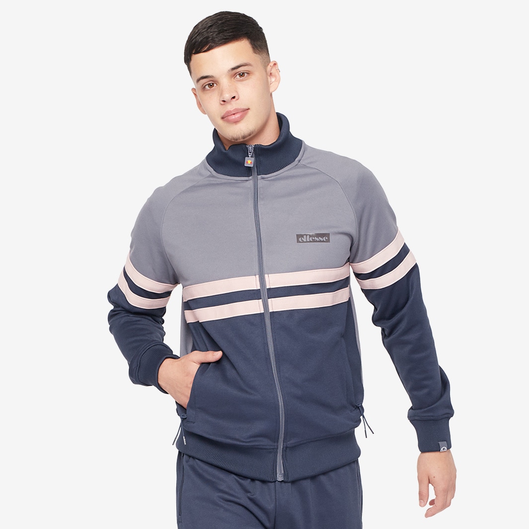 Ellesse Tonal Classics Settimana Track Top - Navy - Football Shirt ...