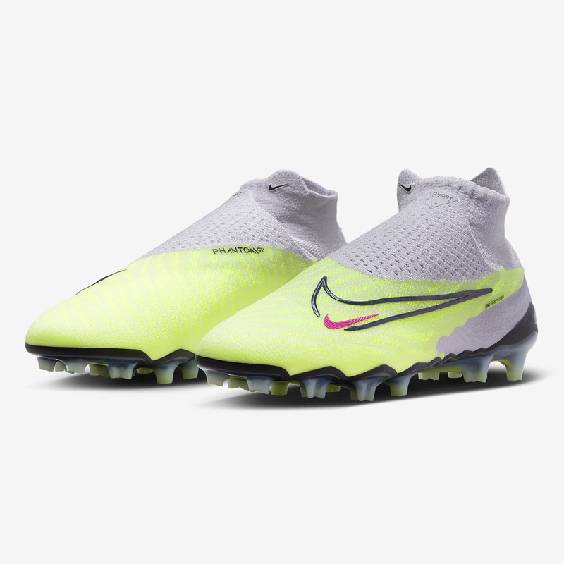 Nike Gripknit Phantom GX Elite DF FG - Barely Volt / Barely Grape ...