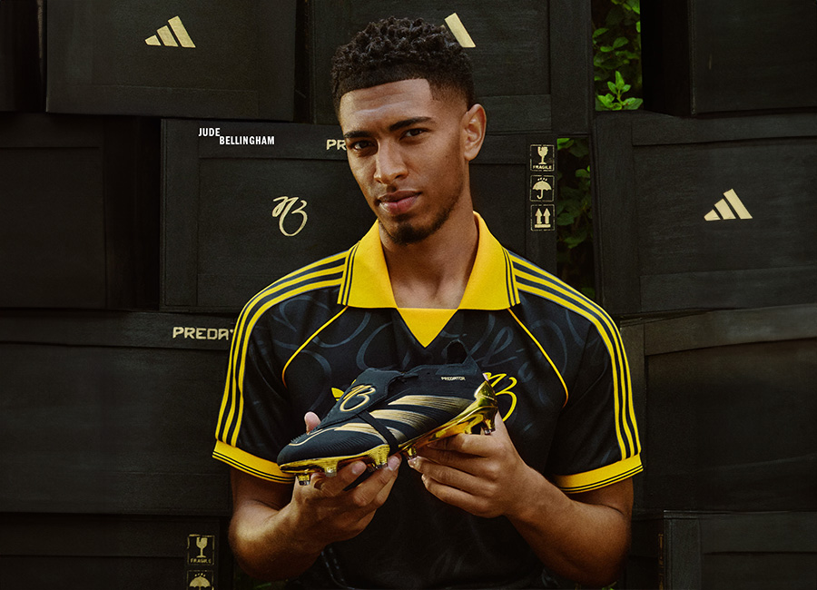 Adidas Predator Elite Bellingham FG - Core Black / Core Black / Gold ...
