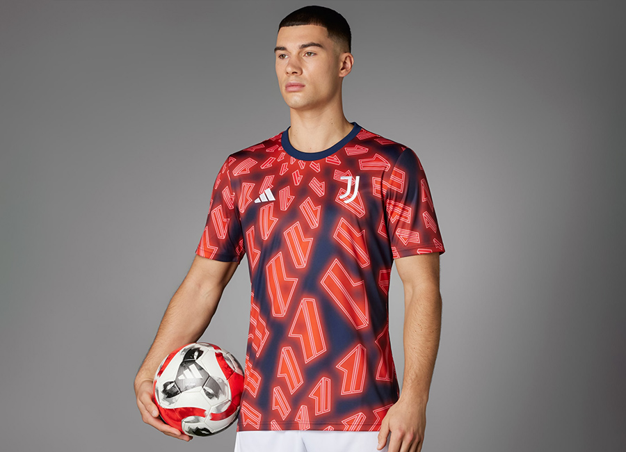 Juventus 2024 Adidas Pre-Match Jersey - Night Indigo / Semi Solar Red ...