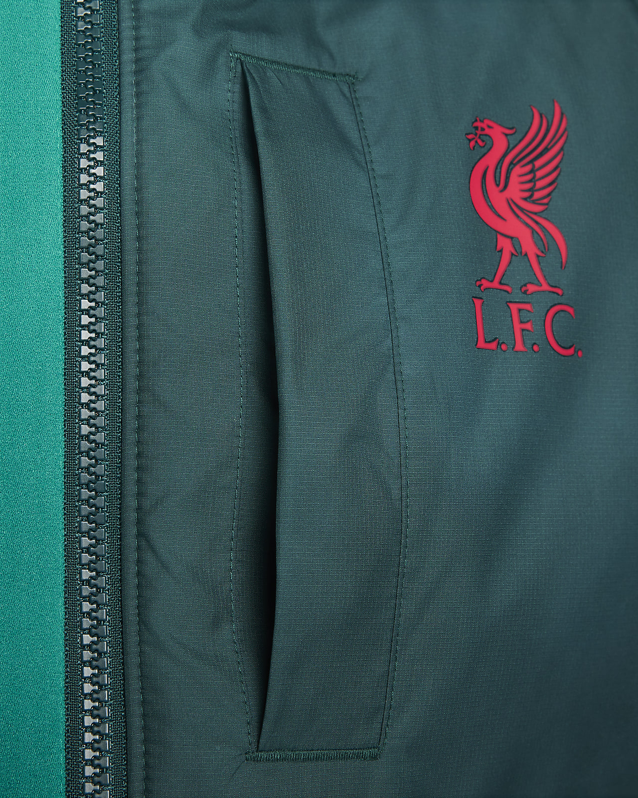 Liverpool F.C. AWF Winterized Full-Zip Football Jacket - Dark Atomic ...