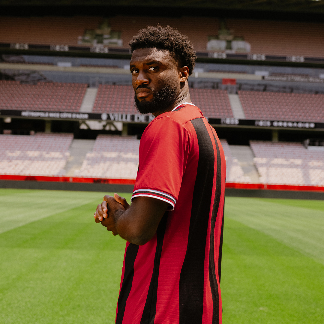 OGC Nice 2023-24 Le Coq Sportif Home Kit - Football Shirt Culture ...