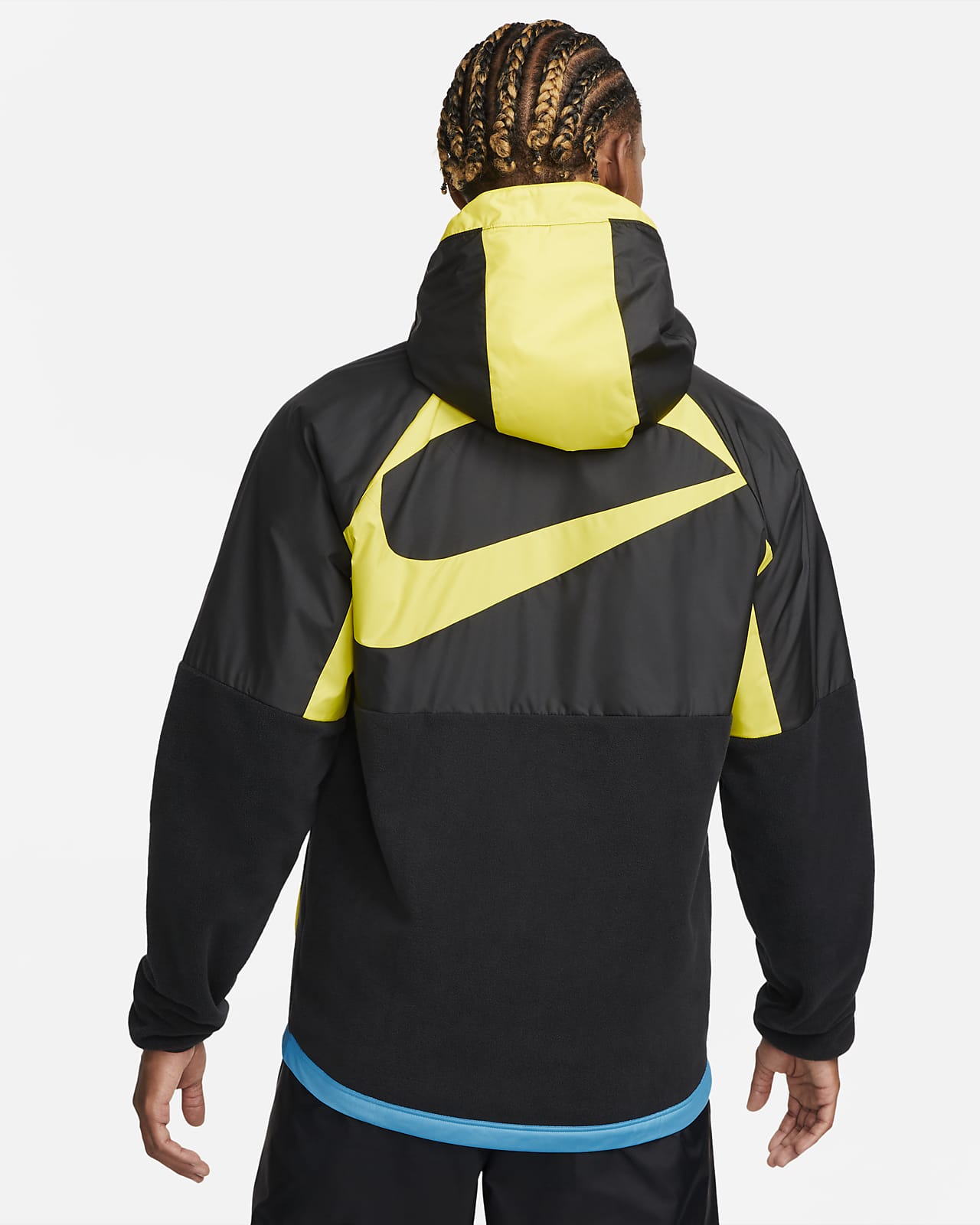 Inter Milan AWF Winterized Full-Zip Football Jacket - Black / Vibrant ...