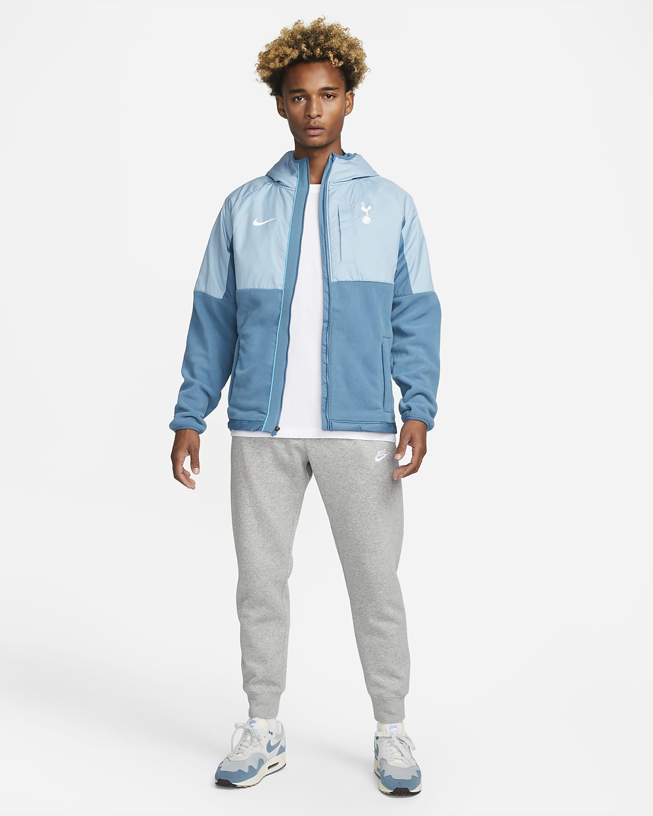 Tottenham Hotspur AWF Winterized Full-Zip Football Jacket - Worn Blue ...