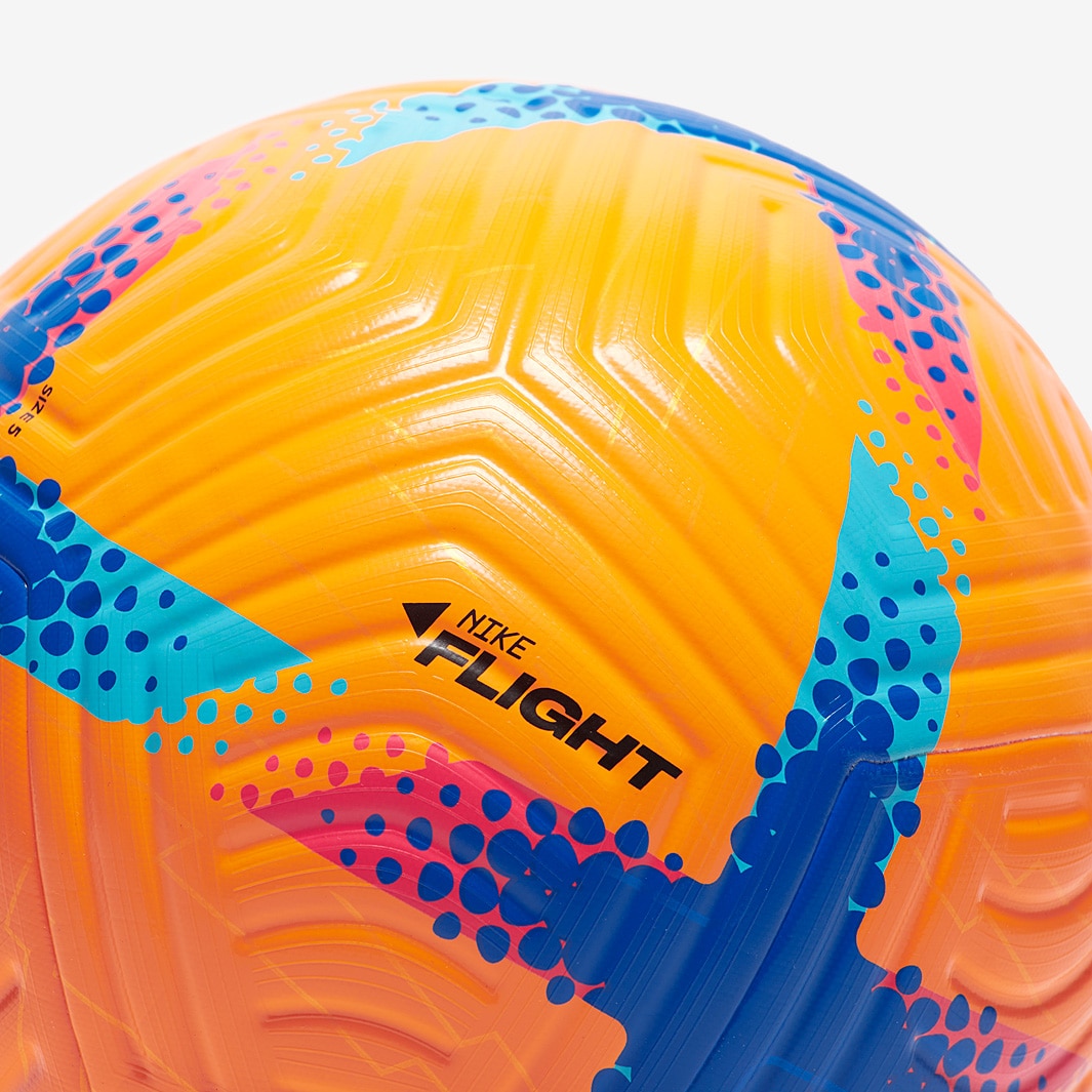 Nike Premier League Flight Football - Orange / Blue / Volt - Football ...