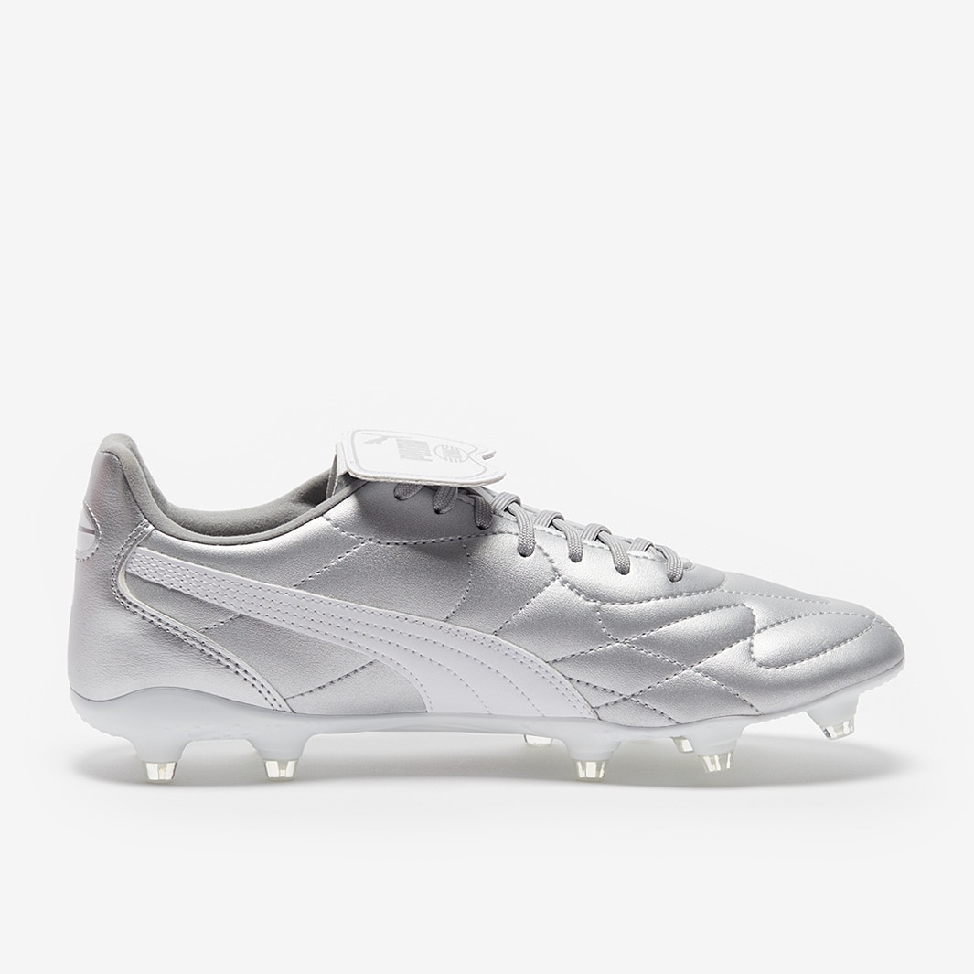 Puma King Top 75+25 FG/AG - Puma White / Puma Silver / Puma Black ...